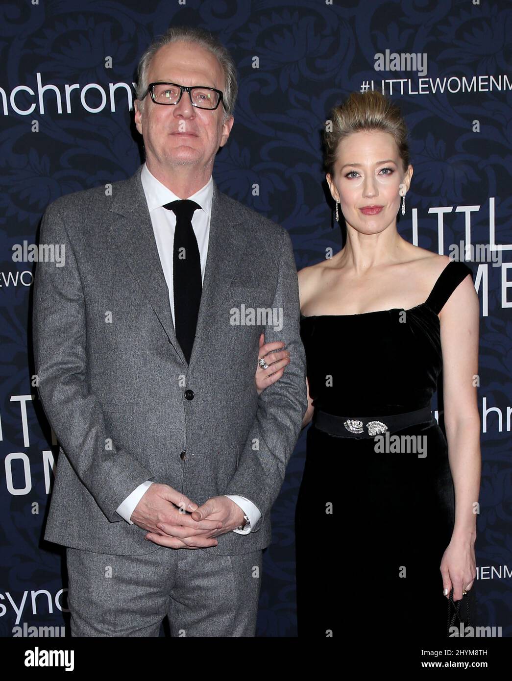 Tracy Letts & Carrie Coon attending the premiere of Little Women in New ...