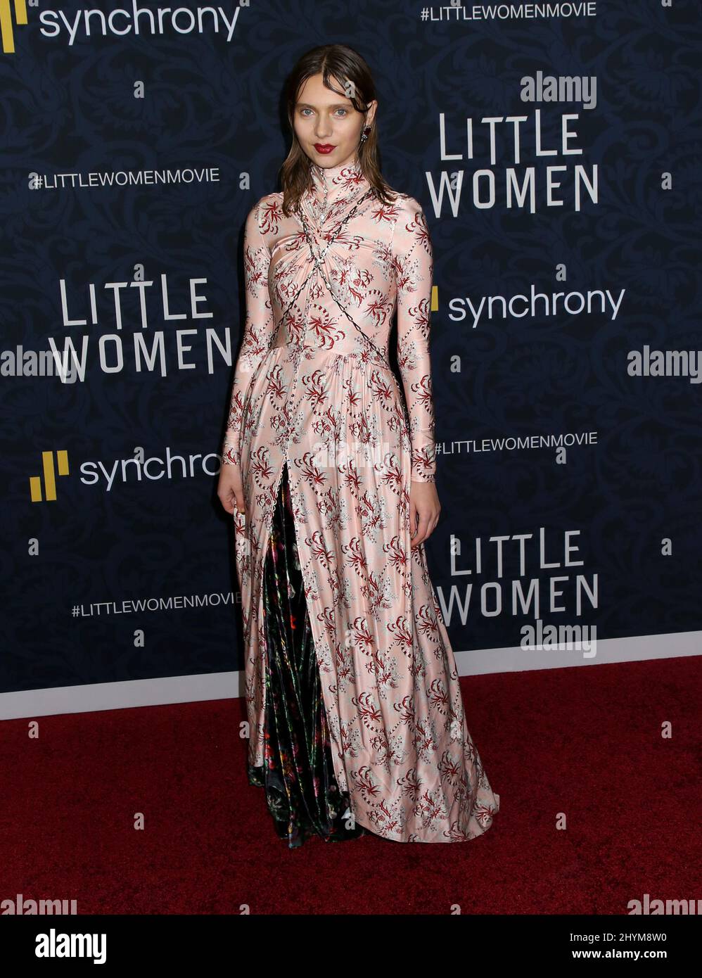 Sasha Frolova attending the premiere of Little Women in New York Stock ...