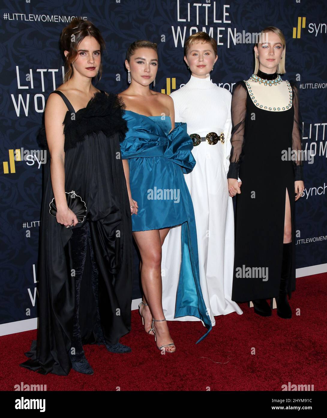 Emma Watson, Florence Pugh, Eliza Scanlen & Saoirse Ronan attending the ...