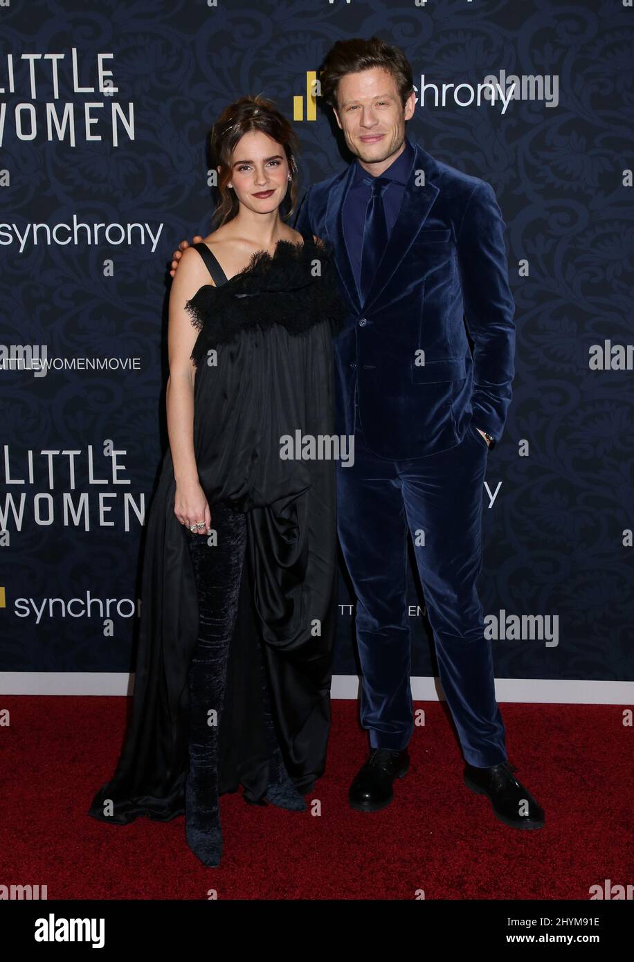 Emma Watson & James Norton attending the premiere of Little Women in ...