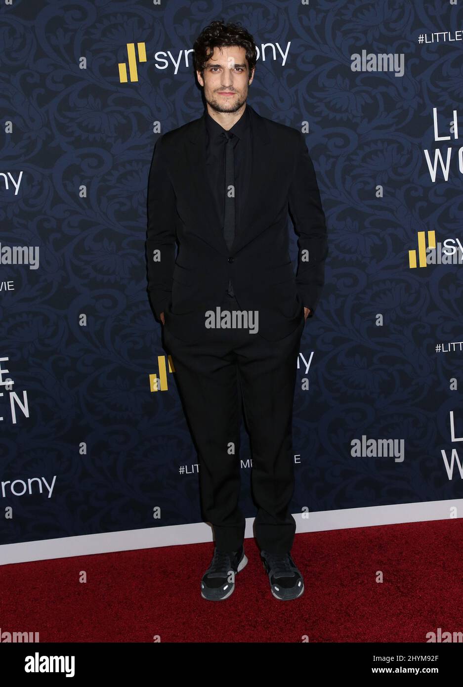 Louis Garrel attending the premiere of Little Women in New York Stock ...