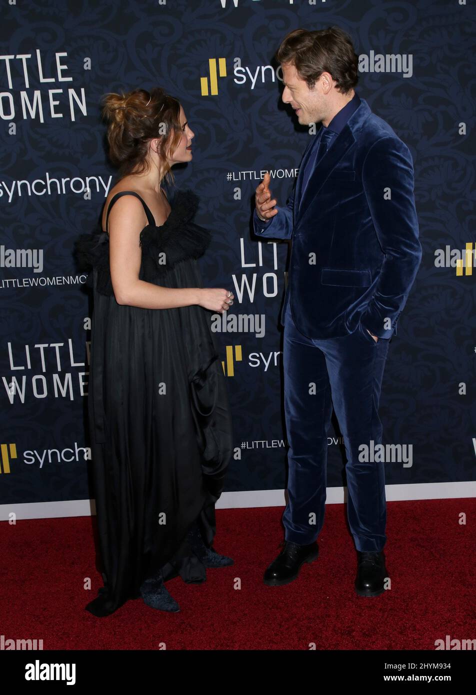 Emma Watson & James Norton attending the premiere of Little Women in ...