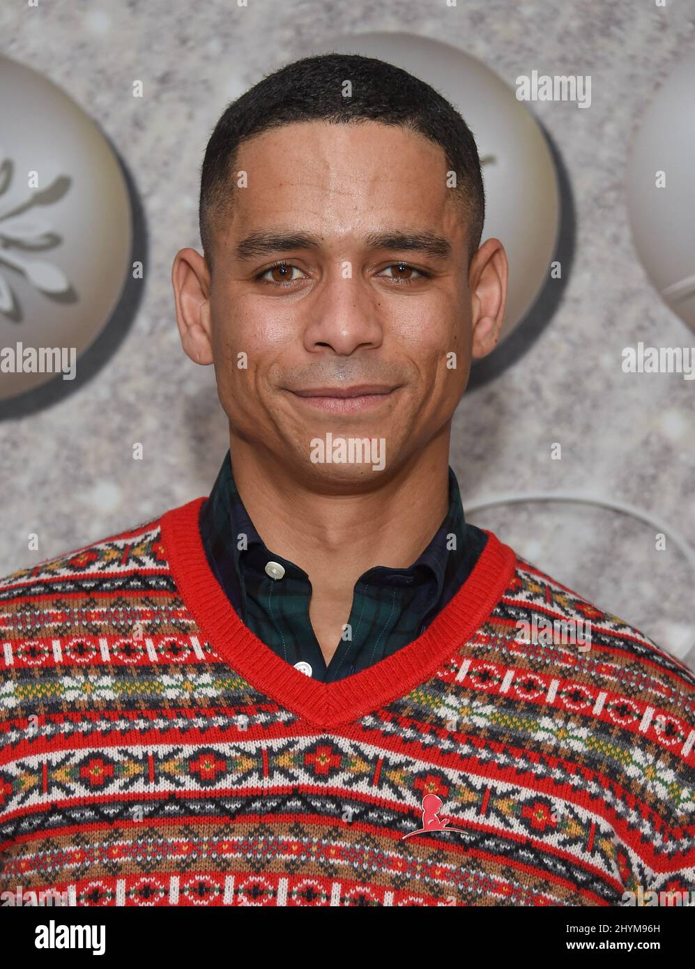 Charlie Barnett arriving to the Brooks Brothers Holiday Celebration ...