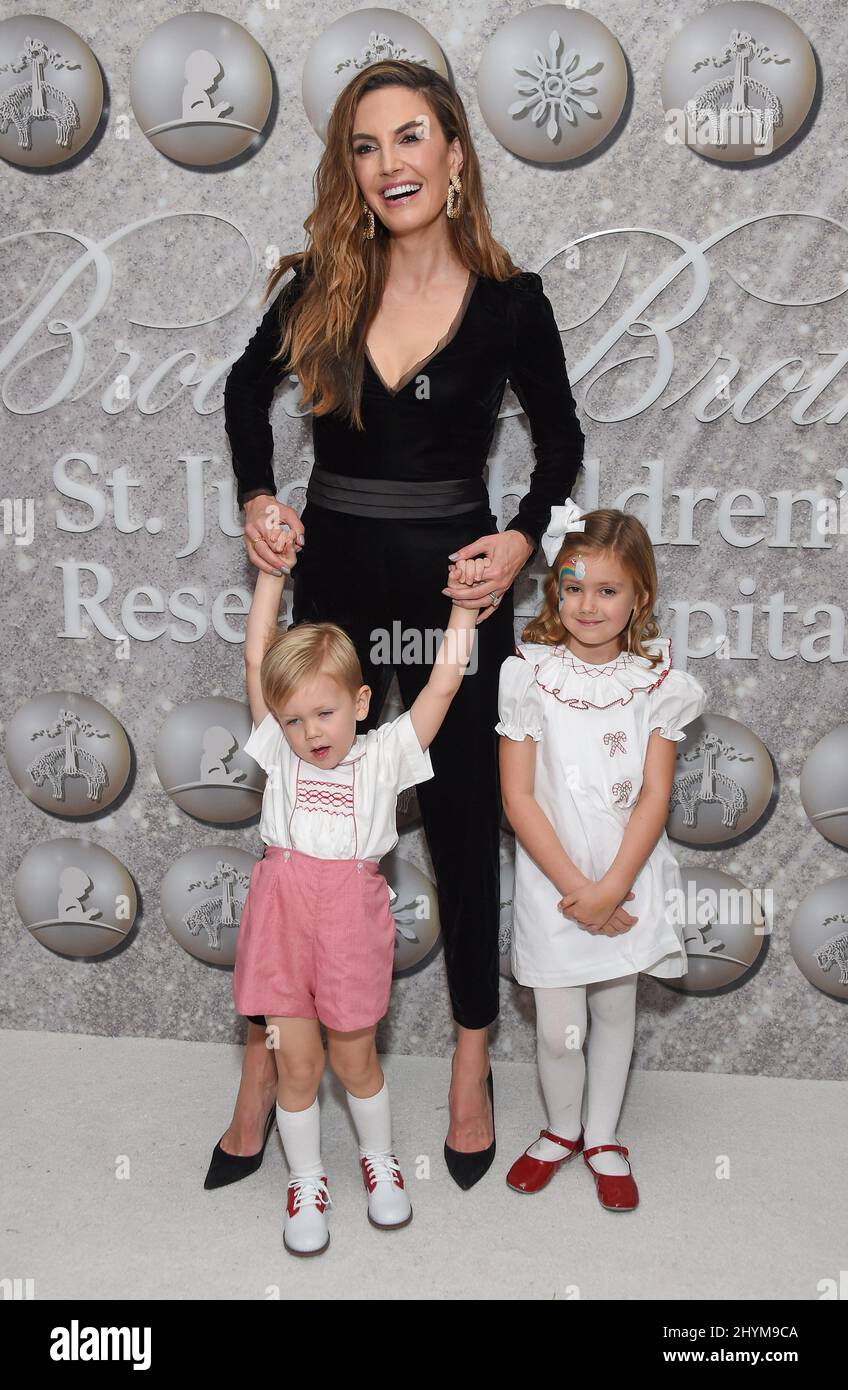 Elizabeth Chambers, Harper Hammer and Ford Hammer arriving to the ...