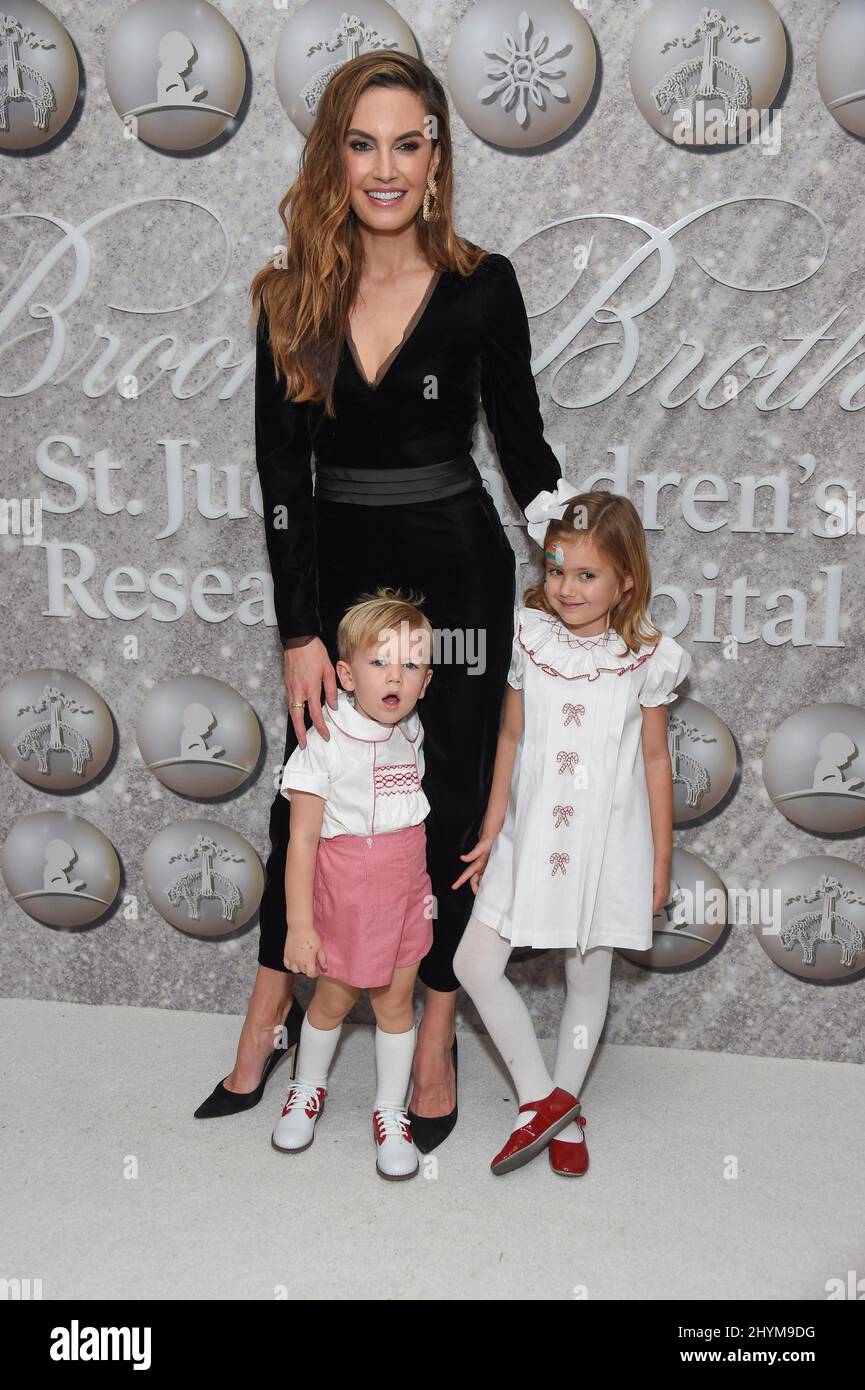 Elizabeth Chambers, Harper Hammer and Ford Hammer arriving to the ...