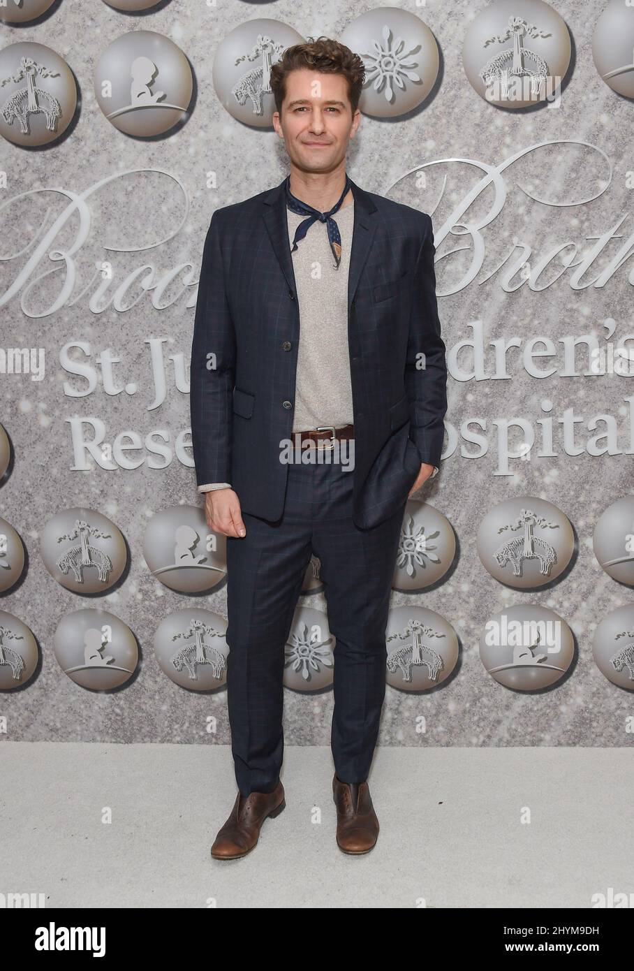 Matthew Morrison arriving to the Brooks Brothers Holiday Celebration ...