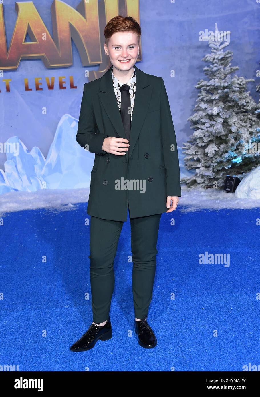 Morgan Turner at the world premiere of "Jumanji: The Next Level'" held ...