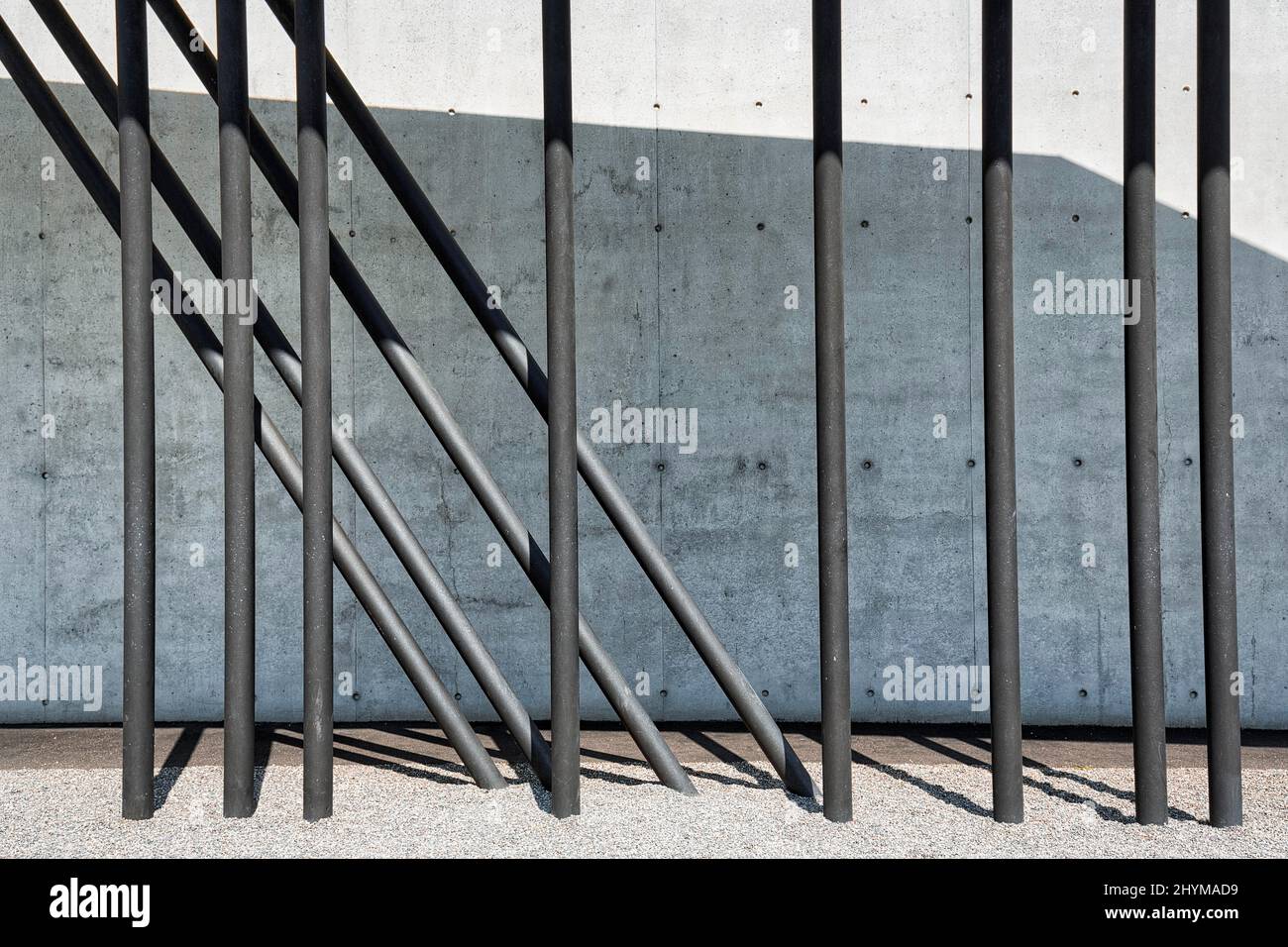 Vitra Fire Station, architect Zaha Hadid, detail, modern architecture ...