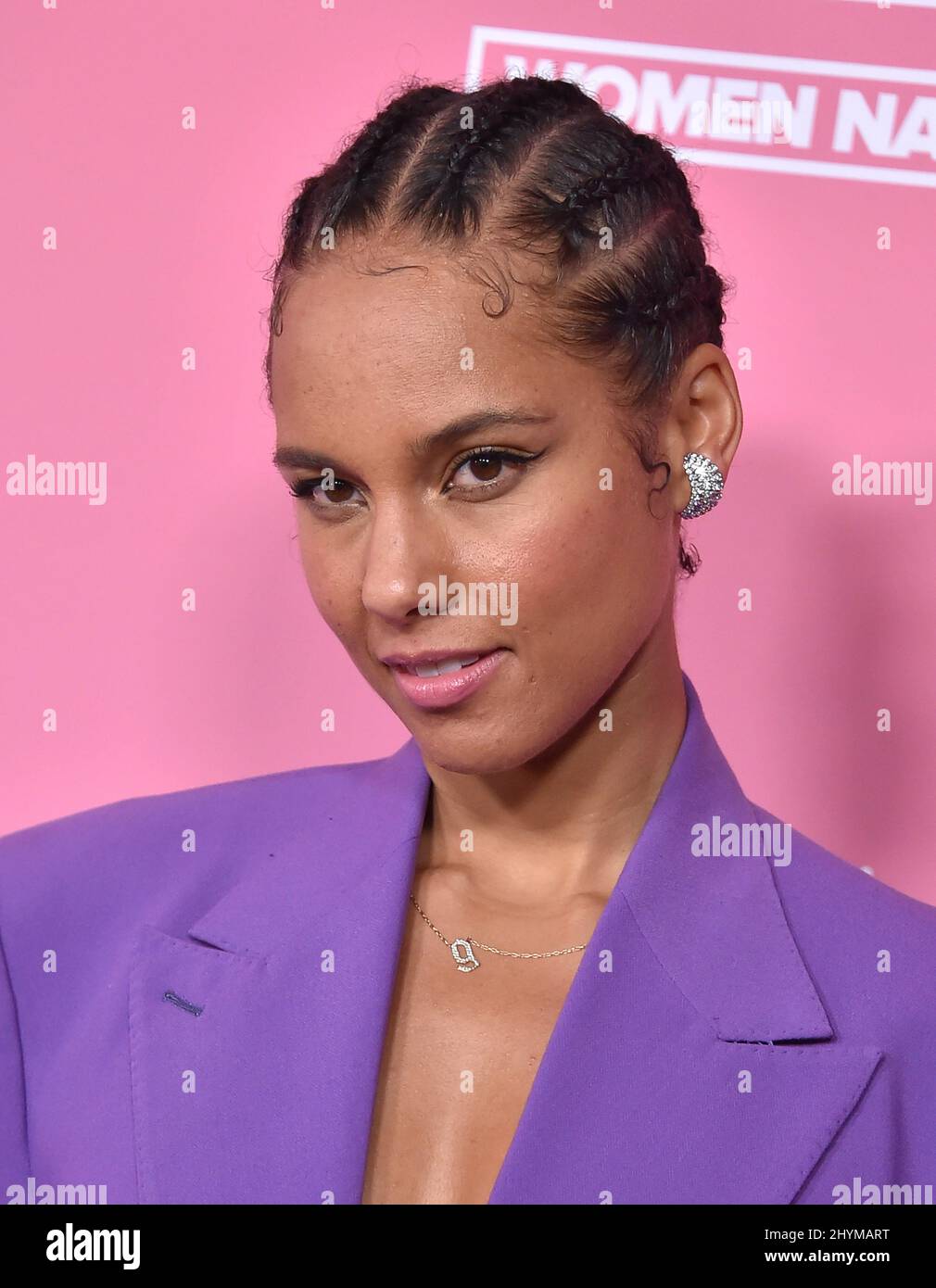 Alicia keys red carpet event hi-res stock photography and images - Alamy