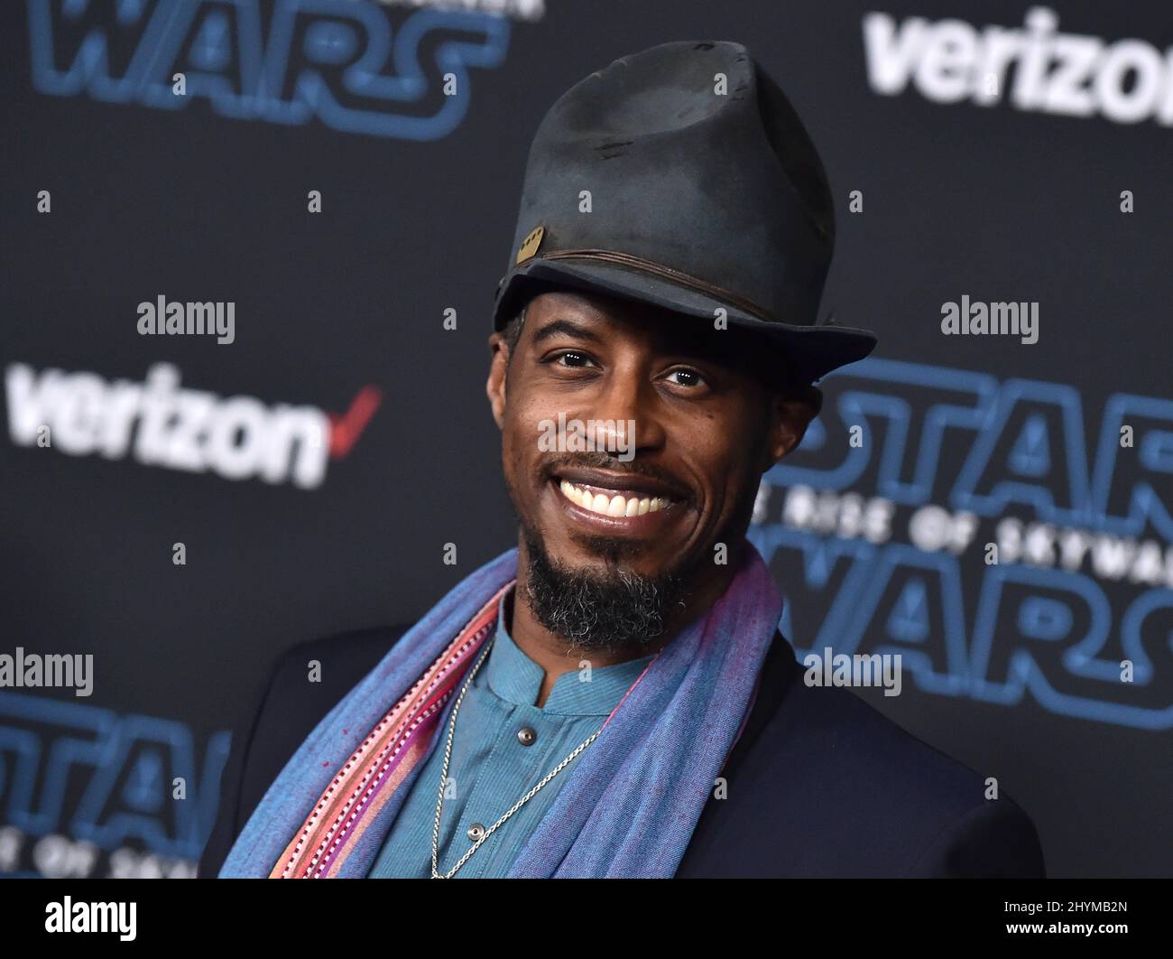 Ahmed Best attending the World Premiere of Star Wars: The Rise of ...