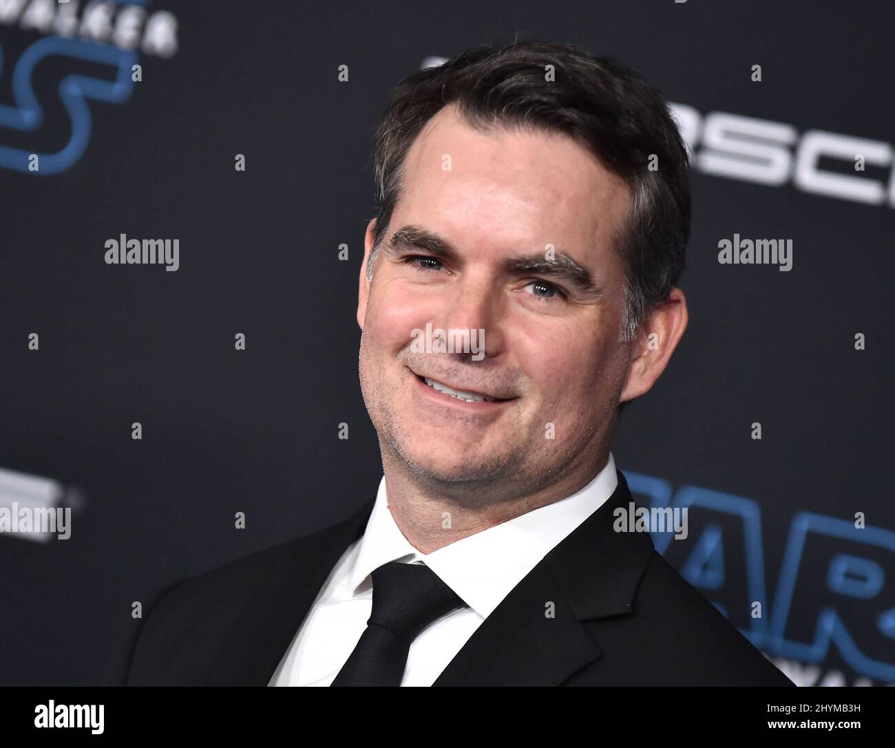 Jeff Gordon attending the World Premiere of Star Wars: The Rise of ...