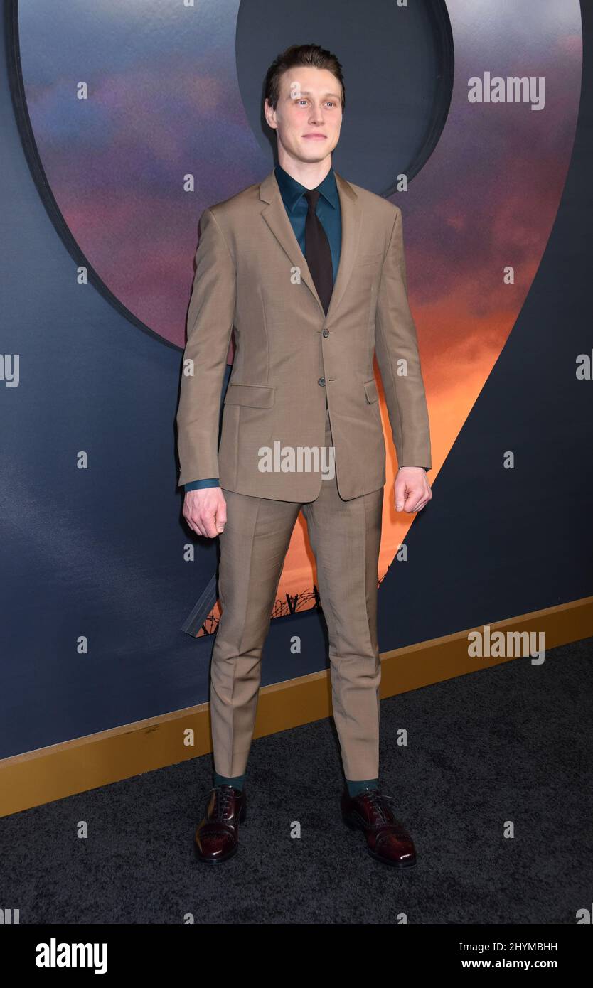George MacKay at Universal Pictures "1917" Premiere held at the TCL ...