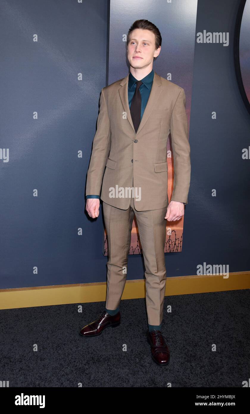 George MacKay at Universal Pictures "1917" Premiere held at the TCL ...