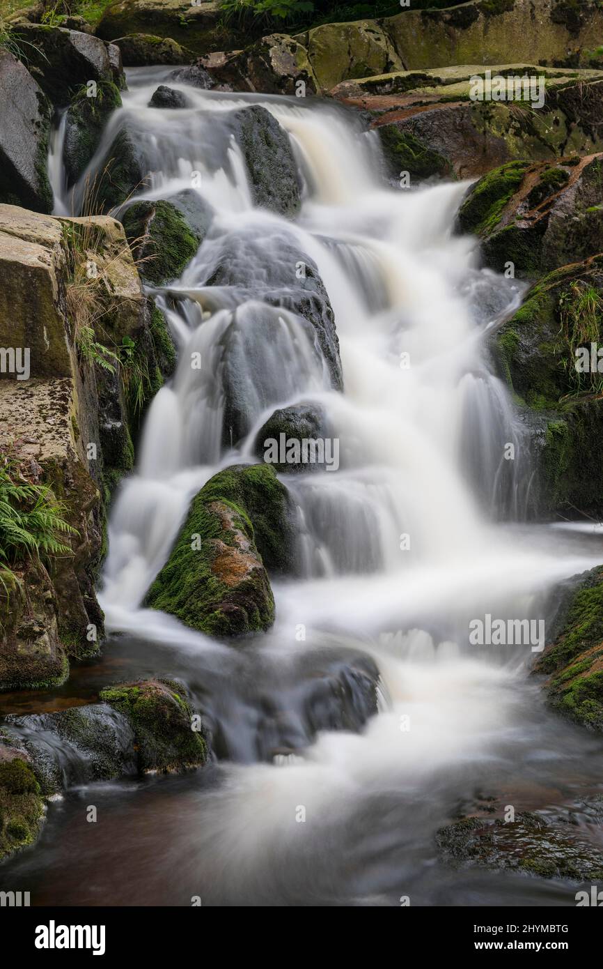 Upper Ilse Falls, waterfalls of the Ilse, Ilse Valley in the Harz ...