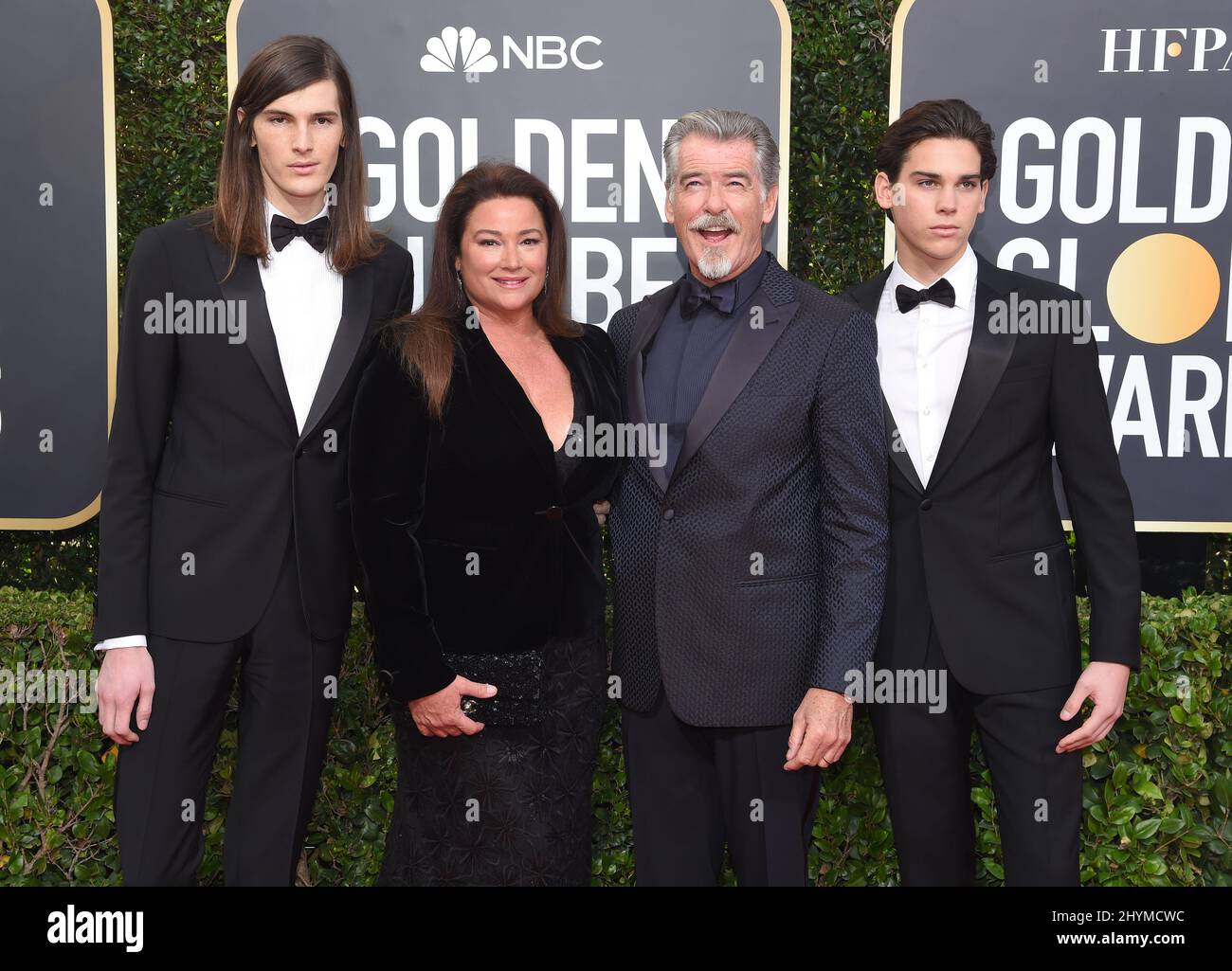 Dylan Brosnan, Keely Shaye Smith, Pierce Brosnan and Paris Brosnan at ...