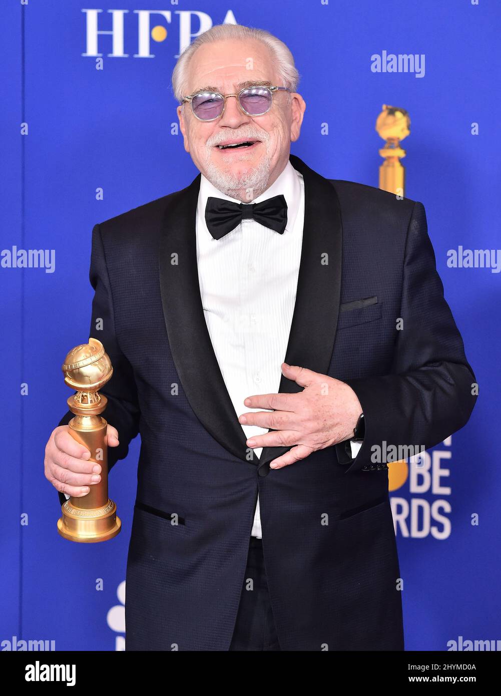 Brian Cox in the press room at the 2020 Golden Globe Awards at Beverly ...