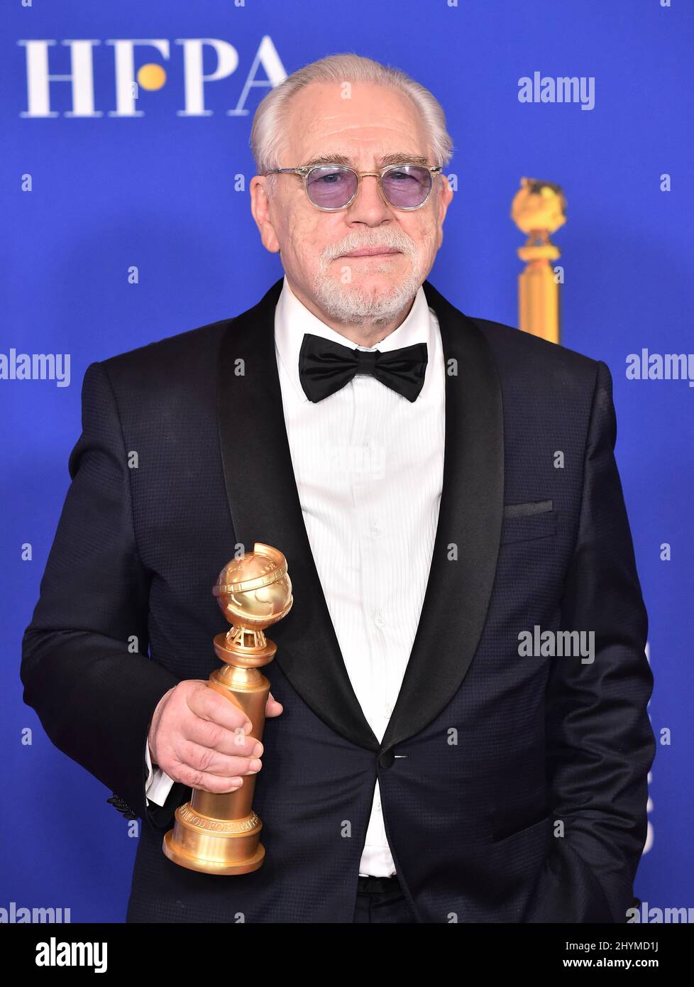 Brian Cox in the press room at the 2020 Golden Globe Awards at Beverly ...