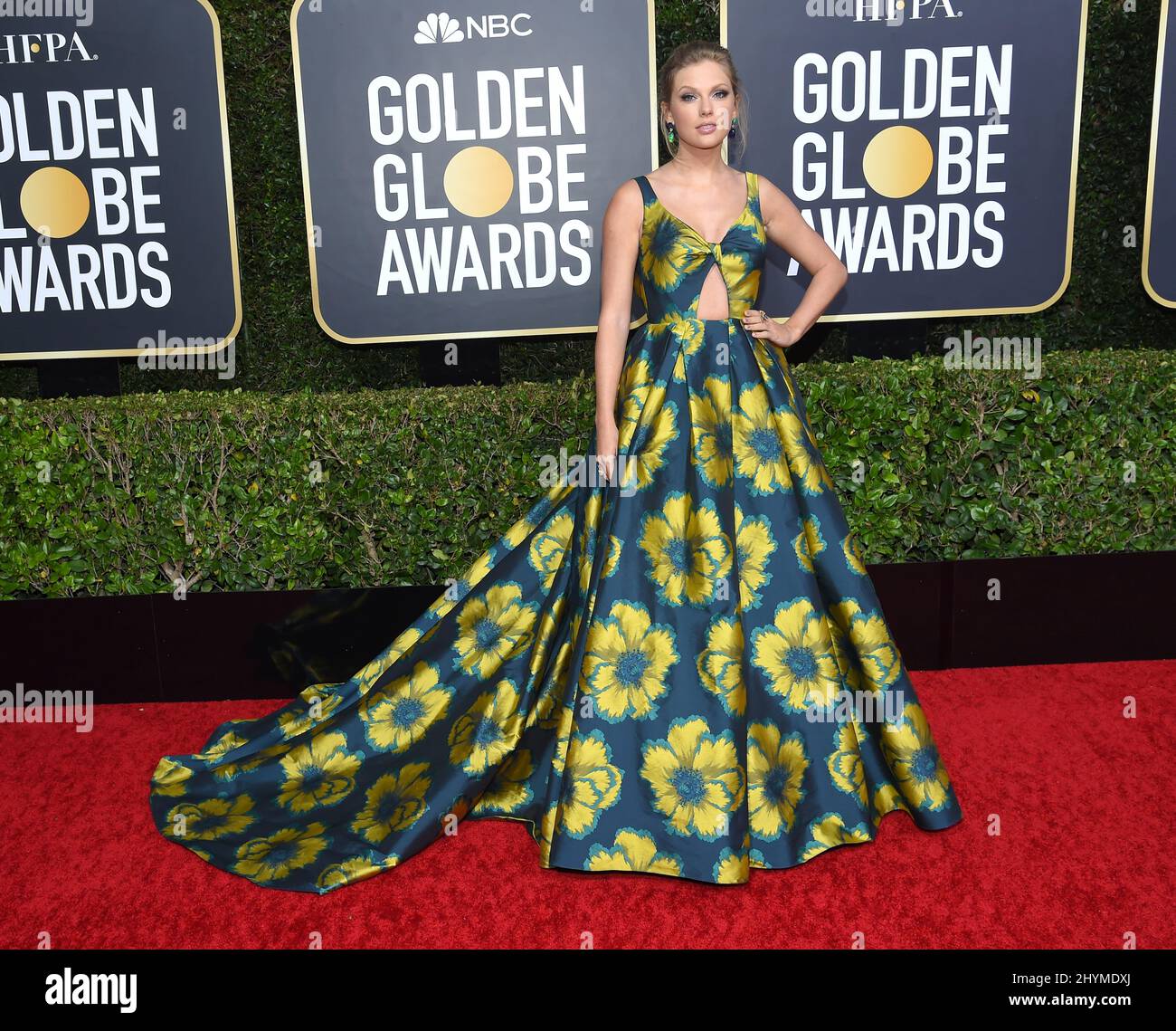 Taylor Swift at the 77th Golden Globe Awards held at the Beverly Hilton ...