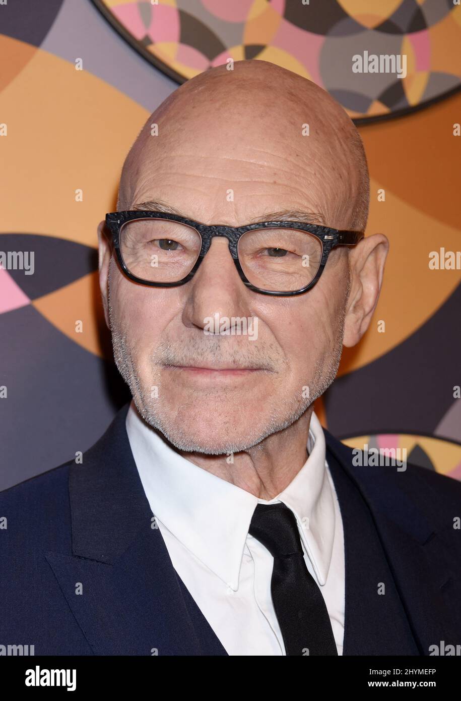 Sir Patrick Stewart at HBO's Golden Globes Afterparty held at the ...