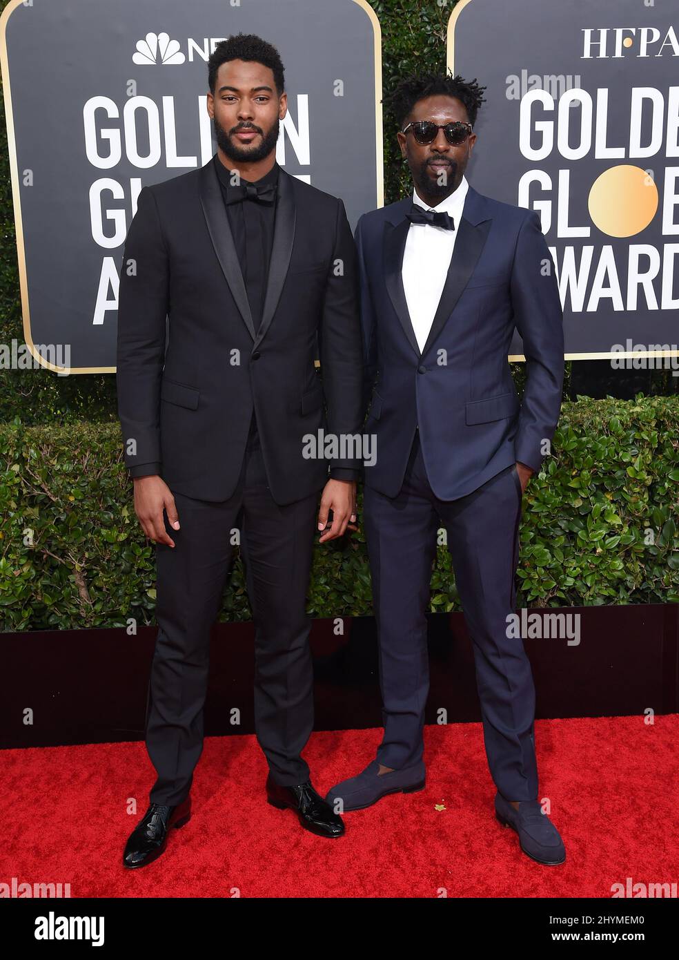 Ladj Ly and Djibril Zonga at the 77th Golden Globe Awards held at the ...