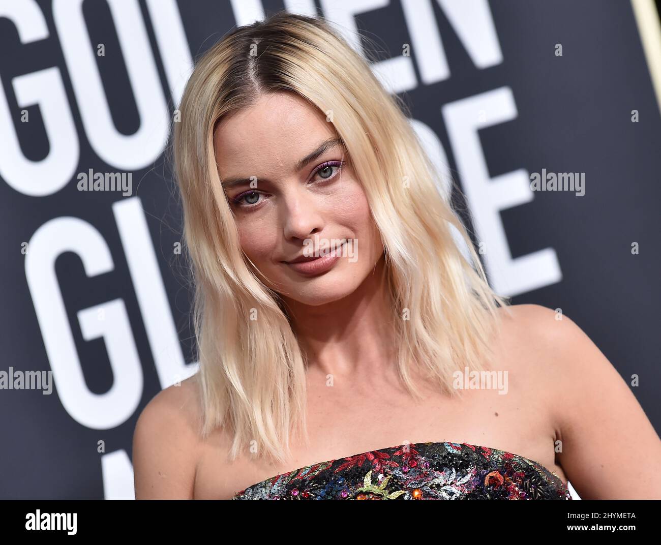 Margot Robbie at the 77th Golden Globe Awards held at the Beverly ...