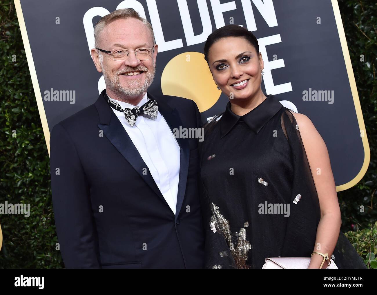 Jared Harris and Allegra Riggio at the 77th Golden Globe Awards held at ...