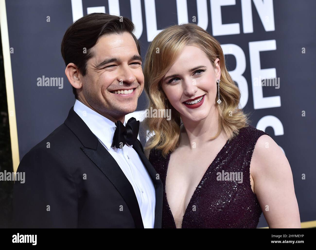 Jason Ralph and Rachel Brosnahan at the 77th Golden Globe Awards held ...