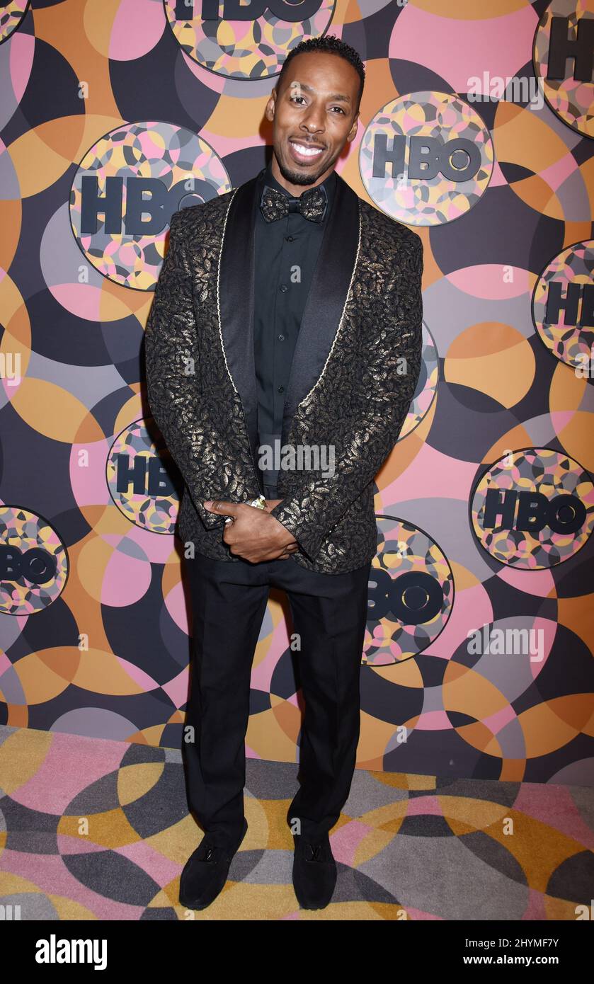 Michael Franklin at HBO's Golden Globes Afterparty held at the Beverly ...