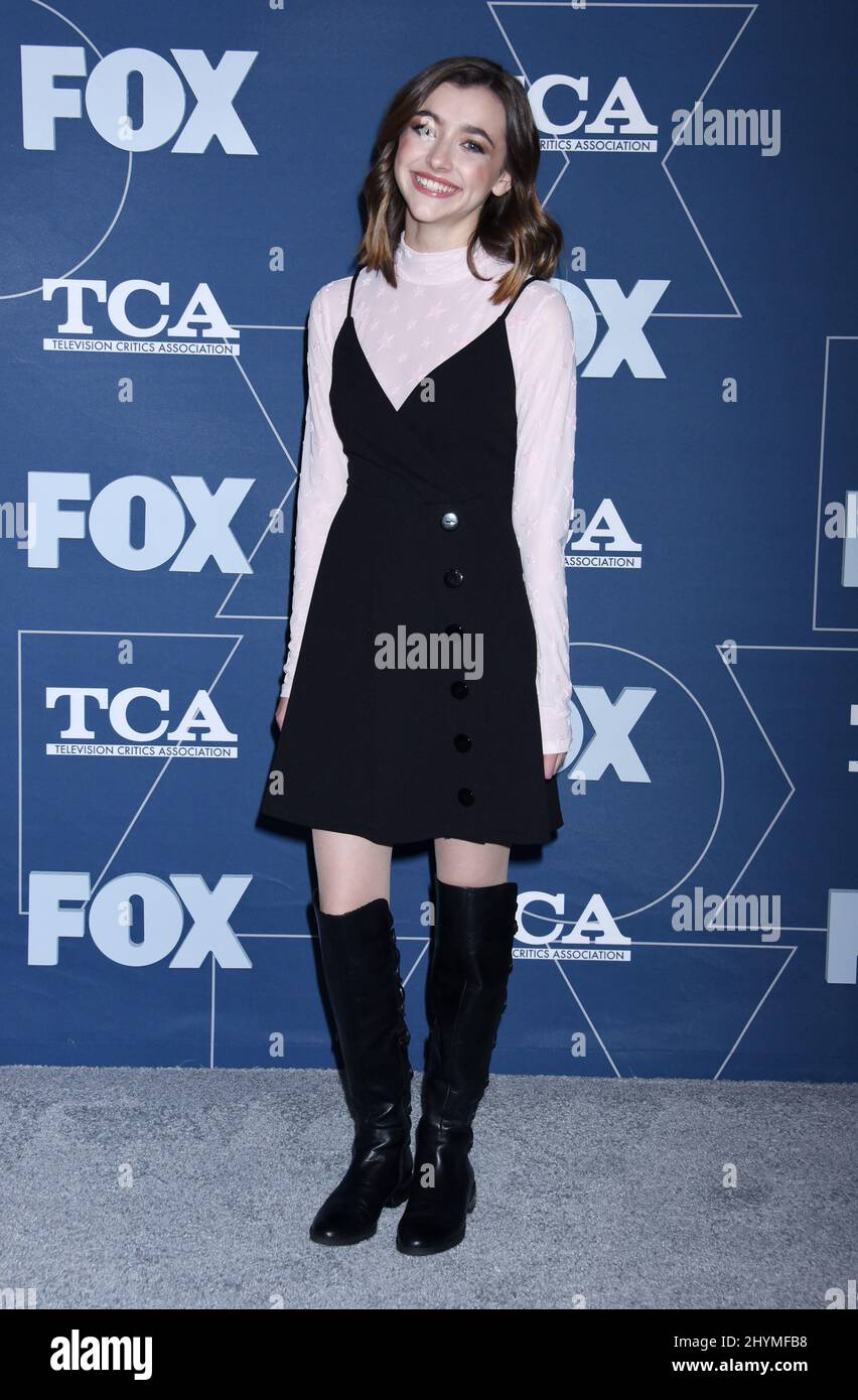 Ashley Boettcher at the FOX Winter TCA 2020 held at the Langham ...