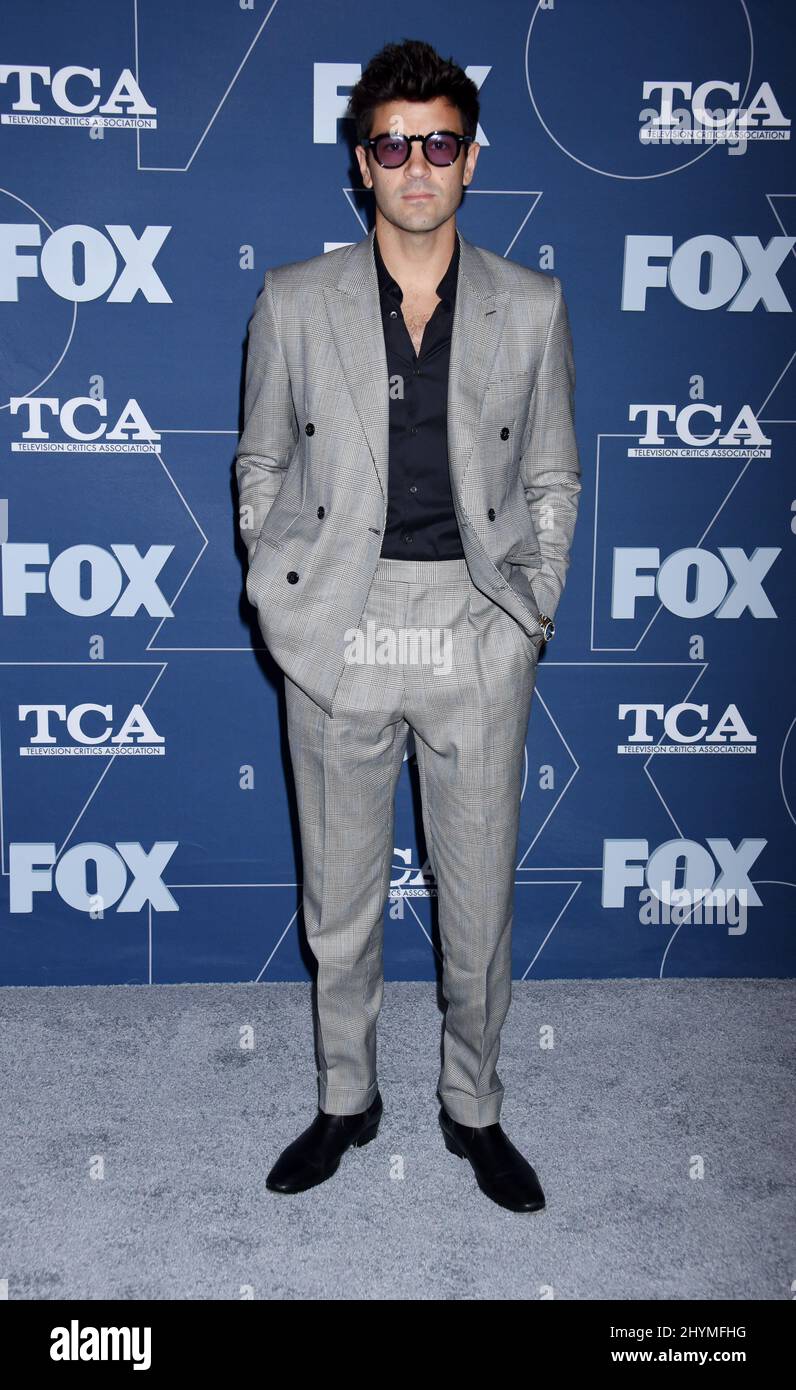 Jordan Masterson at the FOX Winter TCA 2020 held at the Langham ...