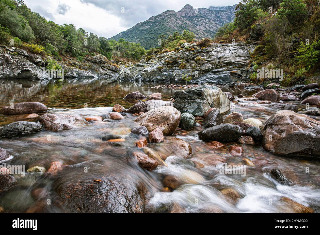 , Fango Valley, France, Corsica, Manso Stock Photo - Alamy