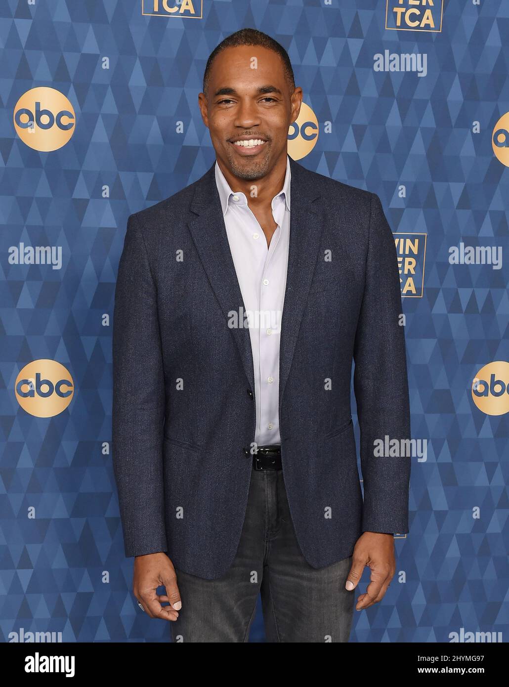 Jason George at the ABC Winter TCA 2020 Arrivals Carpet held at the ...