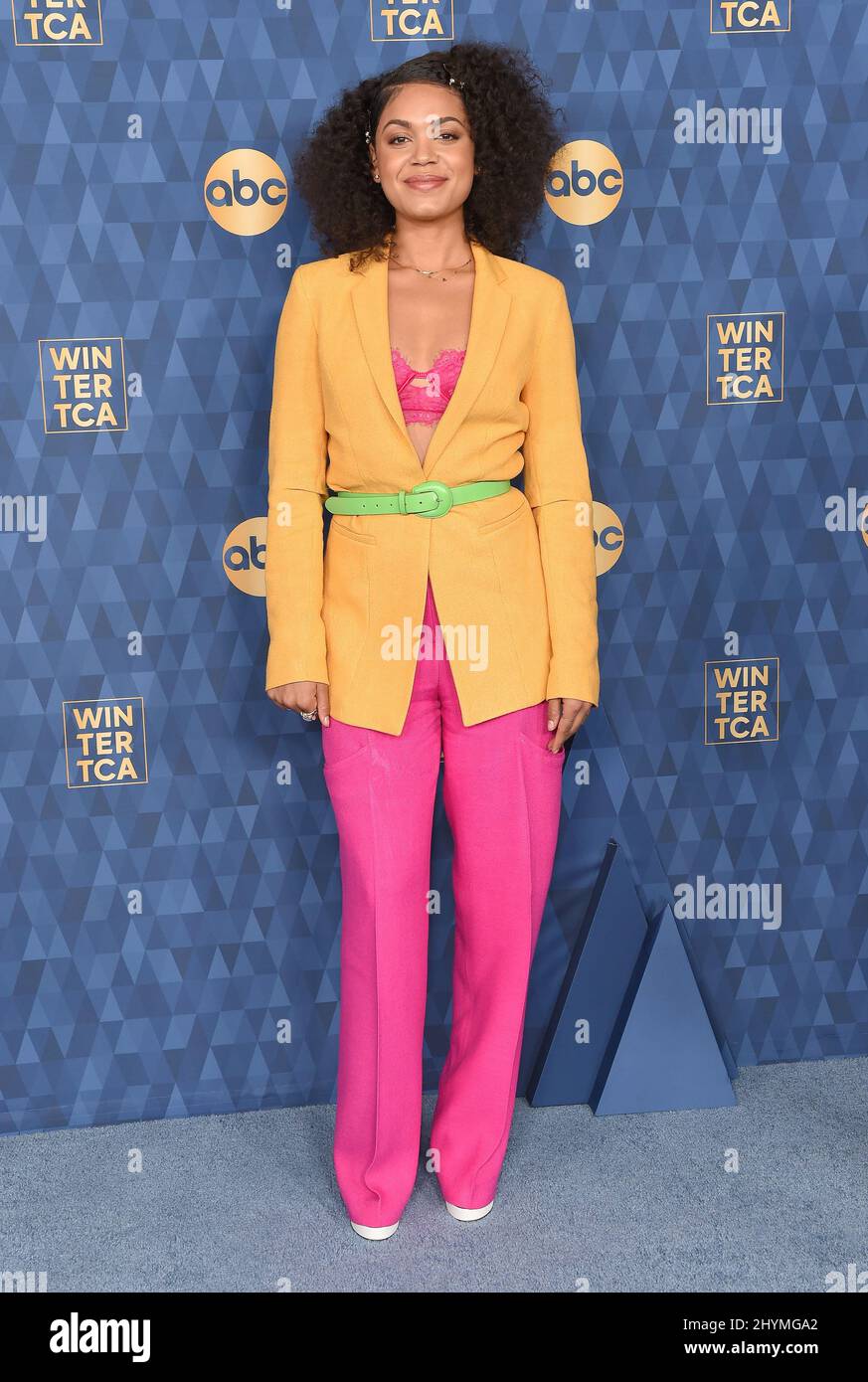 Barrett Doss at the ABC Winter TCA 2020 Arrivals Carpet held at the ...