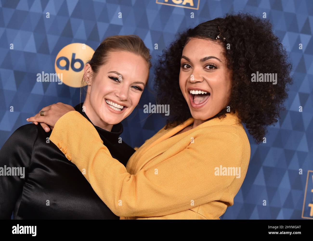 Danielle Savre and Barrett Doss at the ABC Winter TCA 2020 Arrivals ...