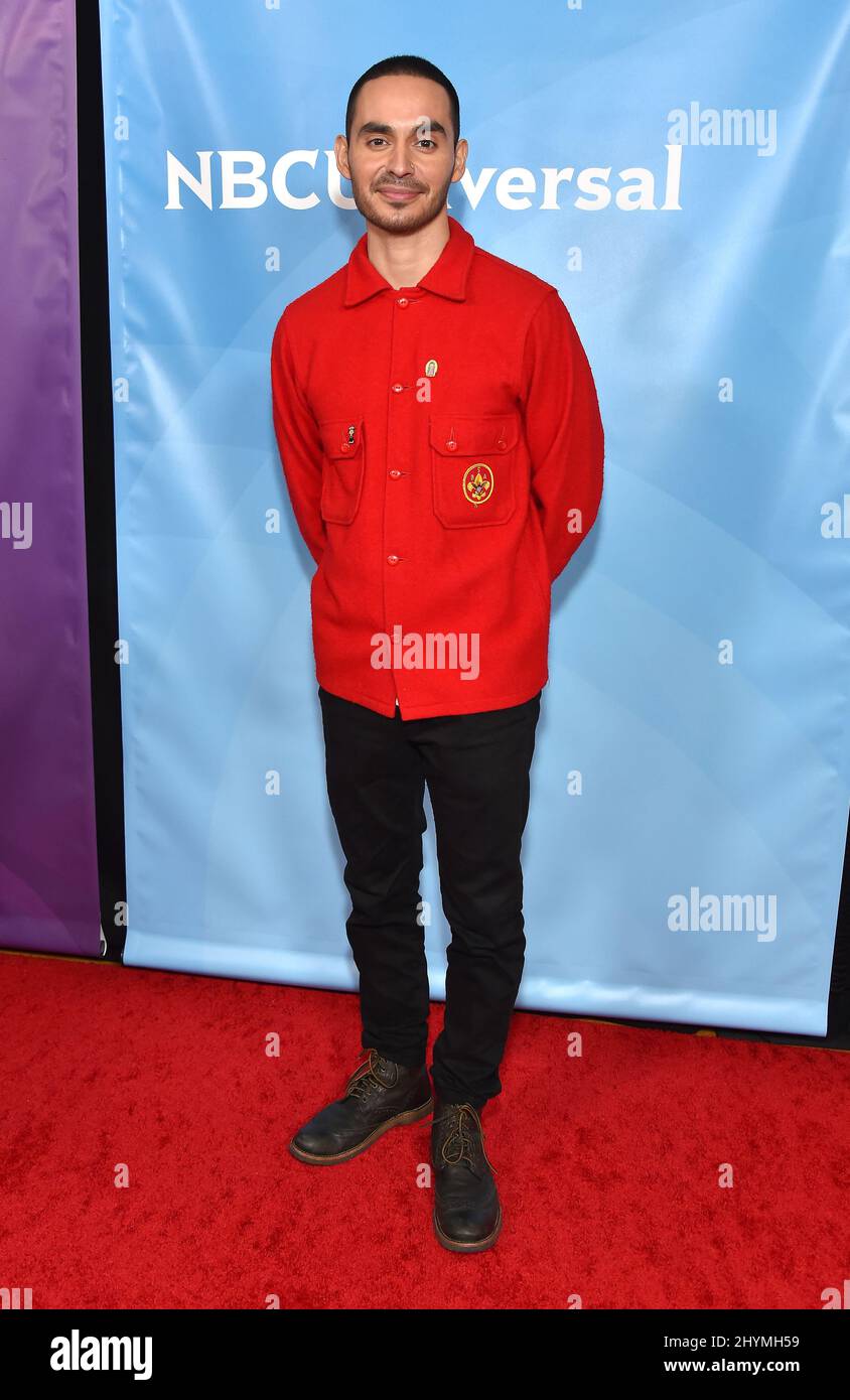 Manny Montana arriving to the NBCUniversal Winter TCA 2020 at Langham ...