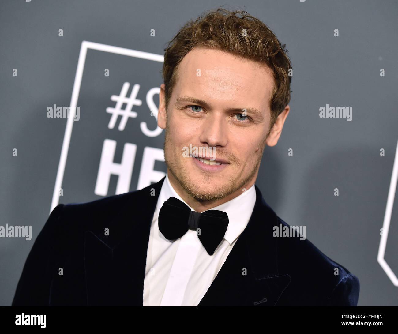 Sam Heughan at the 25th Annual Critics' Choice Awards held at Barker ...