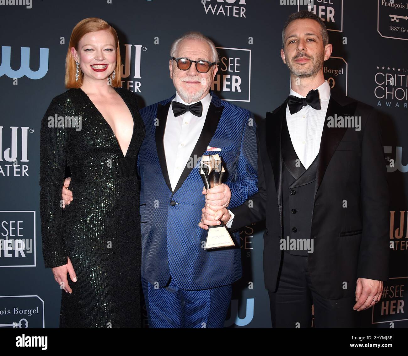 Sarah Snook, Brian Cox and Jeremy Strong at the 25th Annual Critics ...