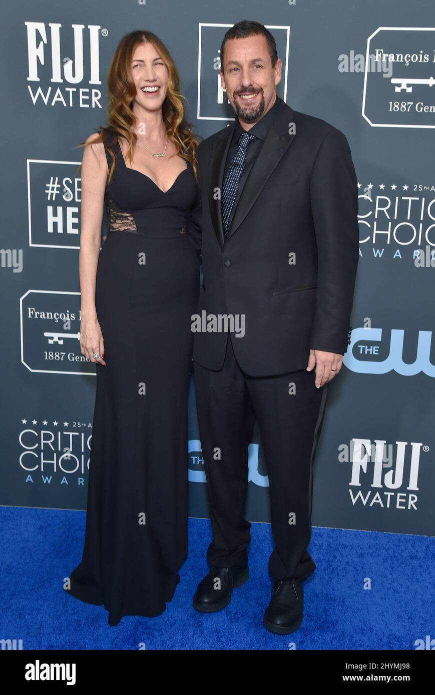Adam Sandler and Jackie Sandler at the 25th Annual Critics' Choice ...