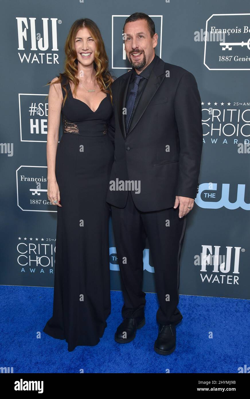 Adam Sandler and Jackie Sandler at the 25th Annual Critics' Choice ...