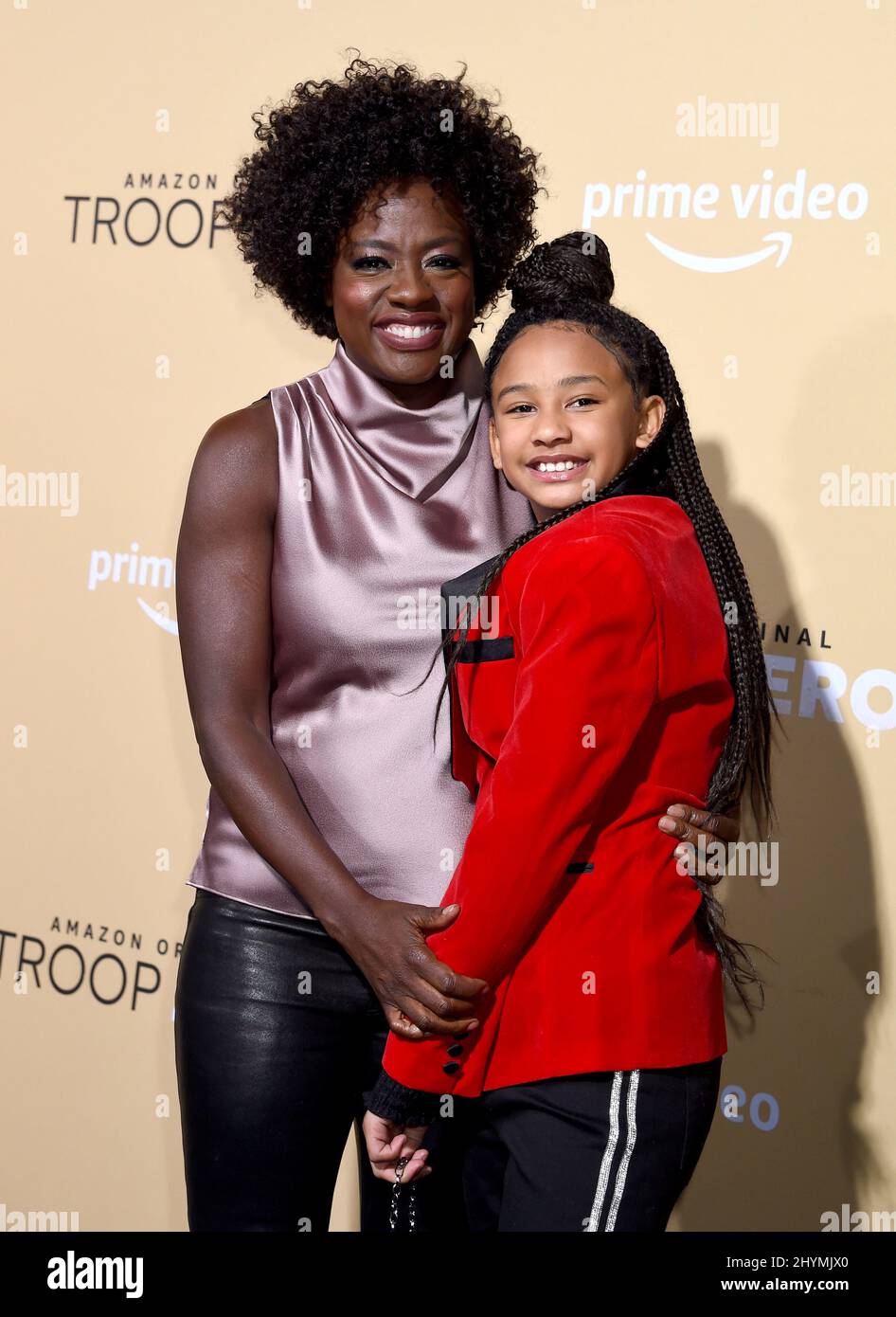 Viola Davis and Genesis Tennon at Amazon's 'Troop Zero' Los Angeles ...