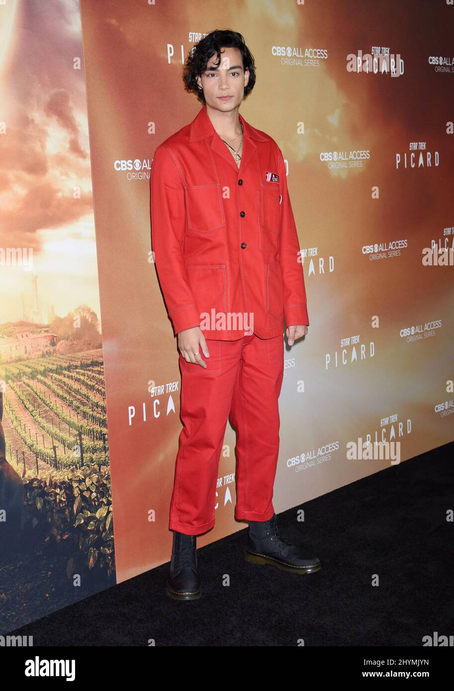 Evan Evagora at CBS All Access' "Star Trek: Picard" Los Angeles ...