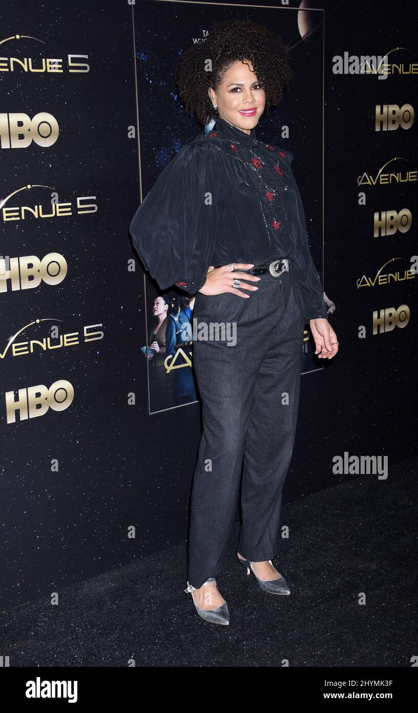 Lenora Crichlow at HBO's "Avenue 5" Los Angeles Premiere held at Avalon ...