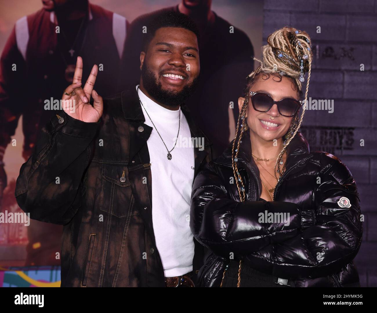 Khalid and Quin at the "Bad Boys For Life" Los Angeles premiere held at ...