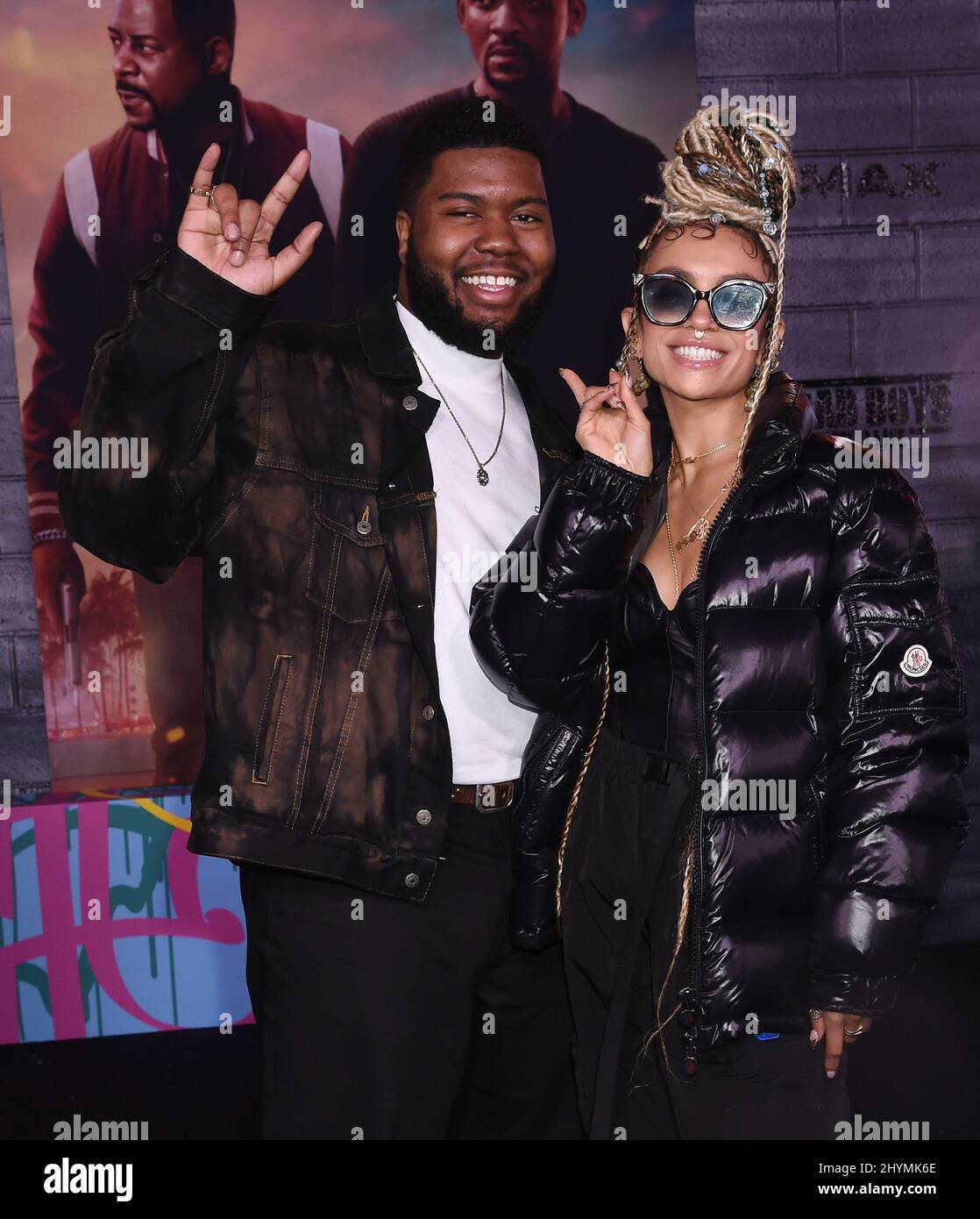 Khalid and Quin at the "Bad Boys For Life" Los Angeles premiere held at ...
