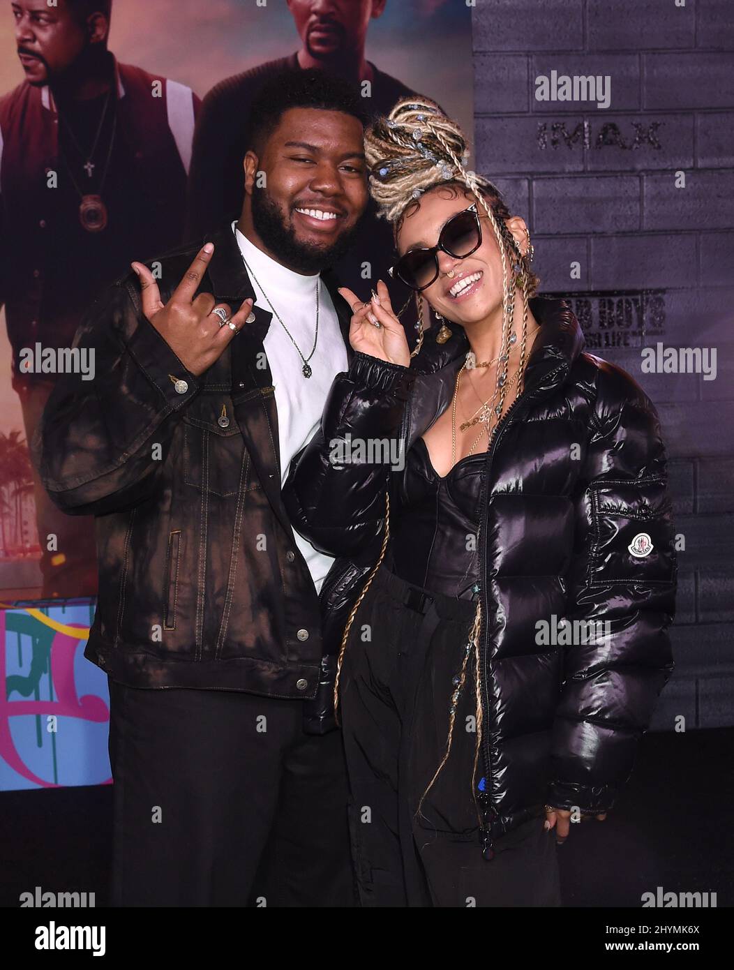 Khalid and Quin at the "Bad Boys For Life" Los Angeles premiere held at ...