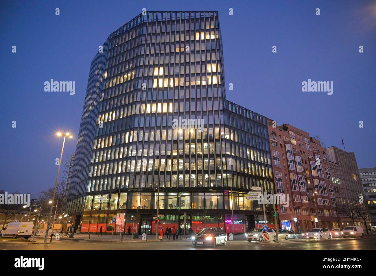 New building, The Westlight, Budapester Strasse 35, Tiergarten, Mitte ...