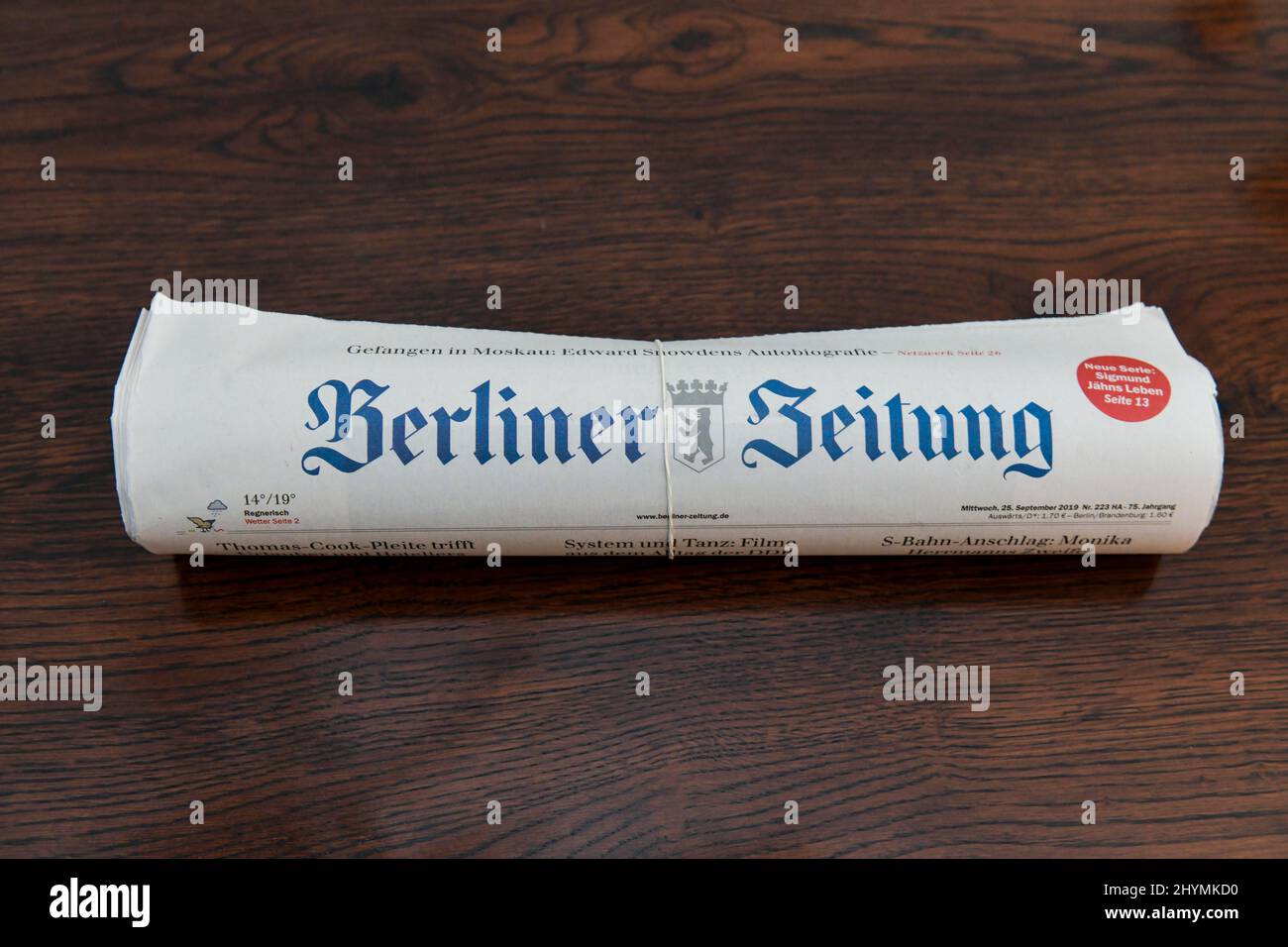 Berliner newspaper hi-res stock photography and images - Alamy