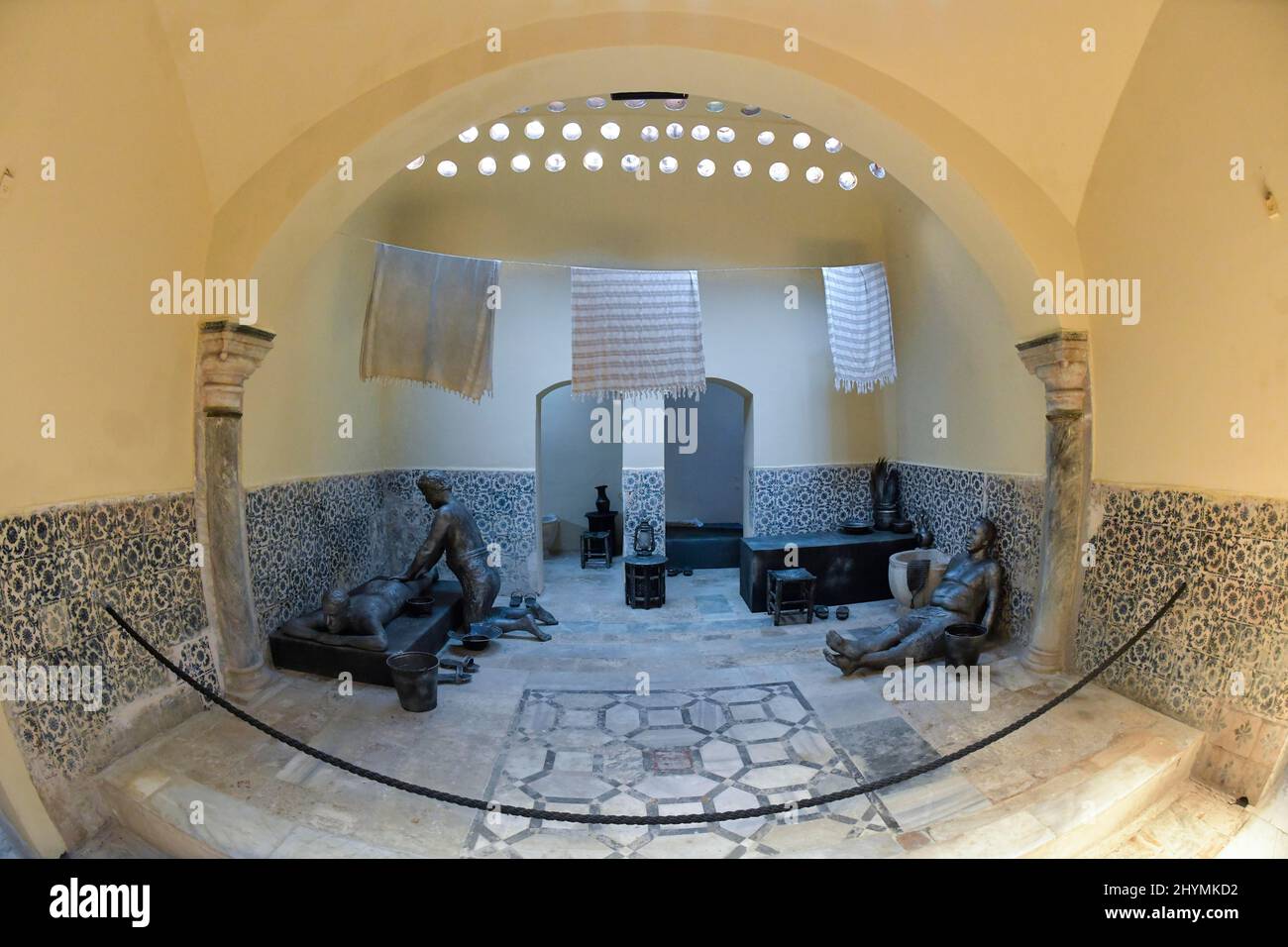 Al Basha Turkish bath, Acre, Israel Stock Photo - Alamy