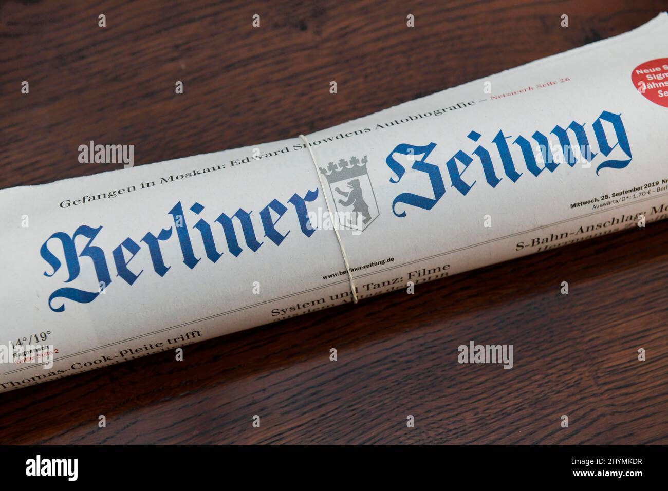 Berliner Newspaper High Resolution Stock Photography and Images - Alamy