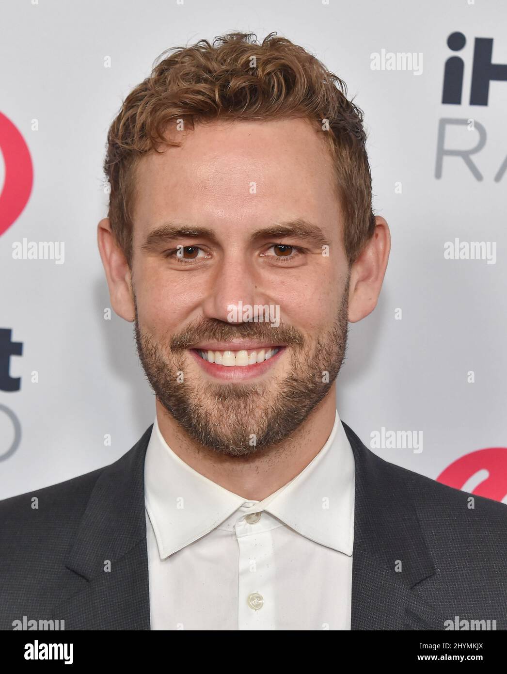 Nick Viall arriving to the 2020 iHeartRadio Podcast Award at ...